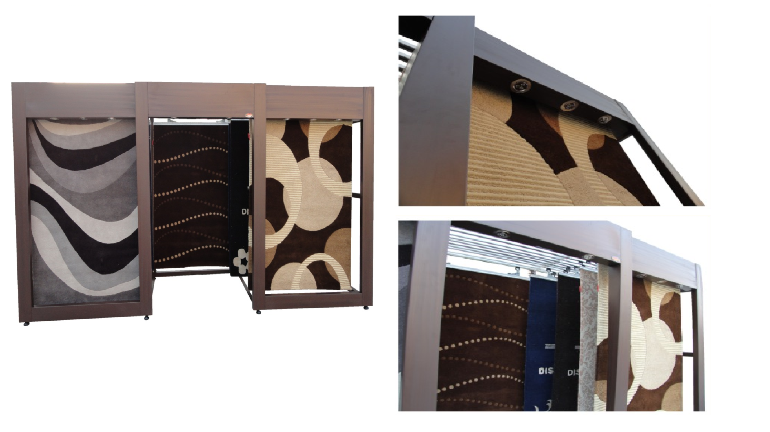 Carpet Sliding Display System SSS+ NB001 - ARS Display Systems