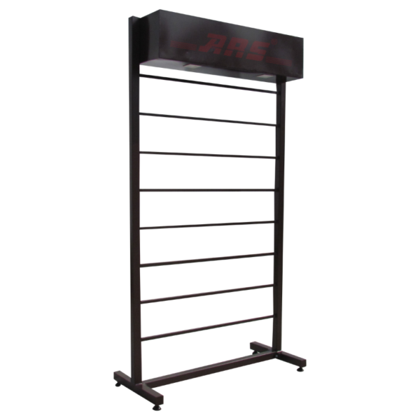 Carpet Waterfall Display Stand BROWN - ARS Display Systems