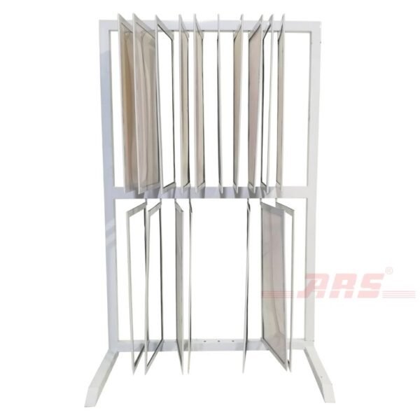 Laminate Sample Book Display System (White) - ARS Display Systems