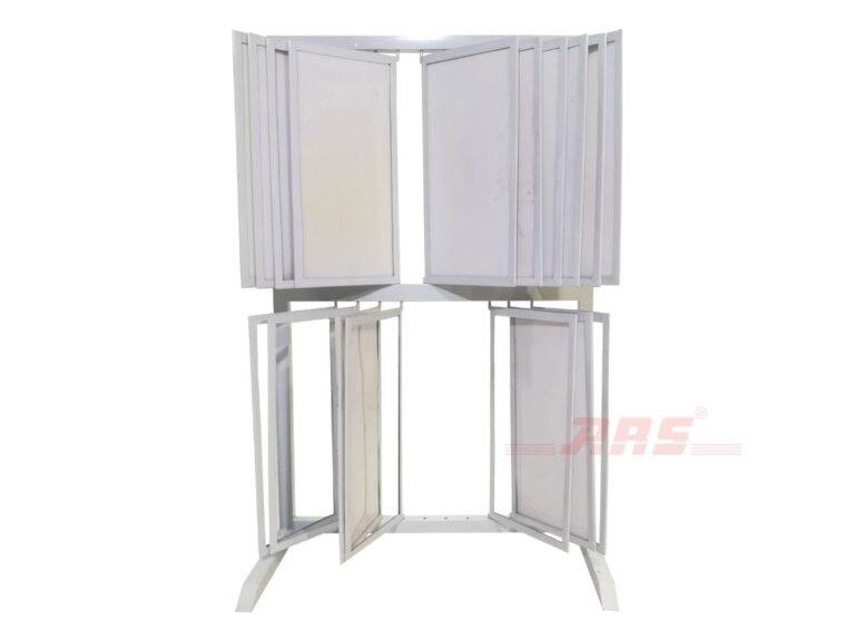 Laminate Sample Book Display System (White) - ARS Display Systems