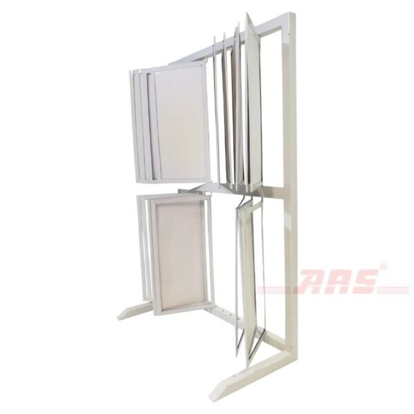 Laminate Sample Book Display System (White) - ARS Display Systems