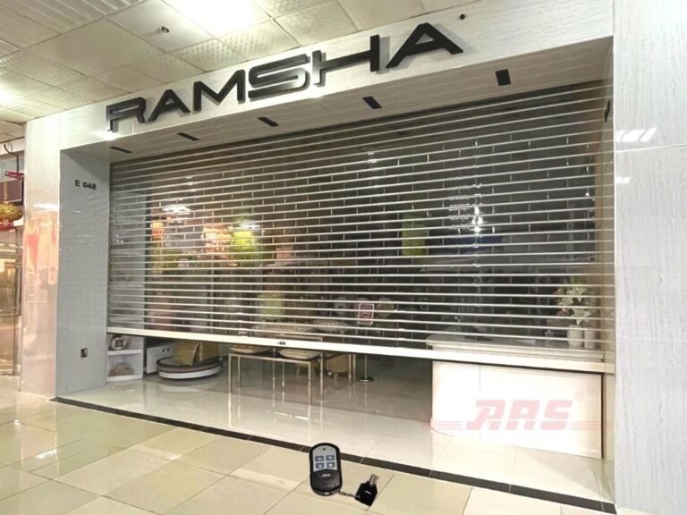 Polycarbonate PVC Transparent Shutter - ARS Display Systems